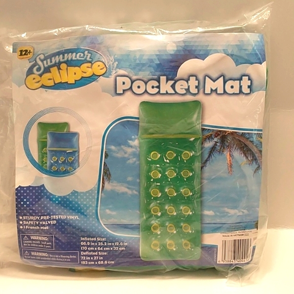 Summer Eclipse | Swim | Summer Eclipse Pocket Mat Pool Float | Poshmark